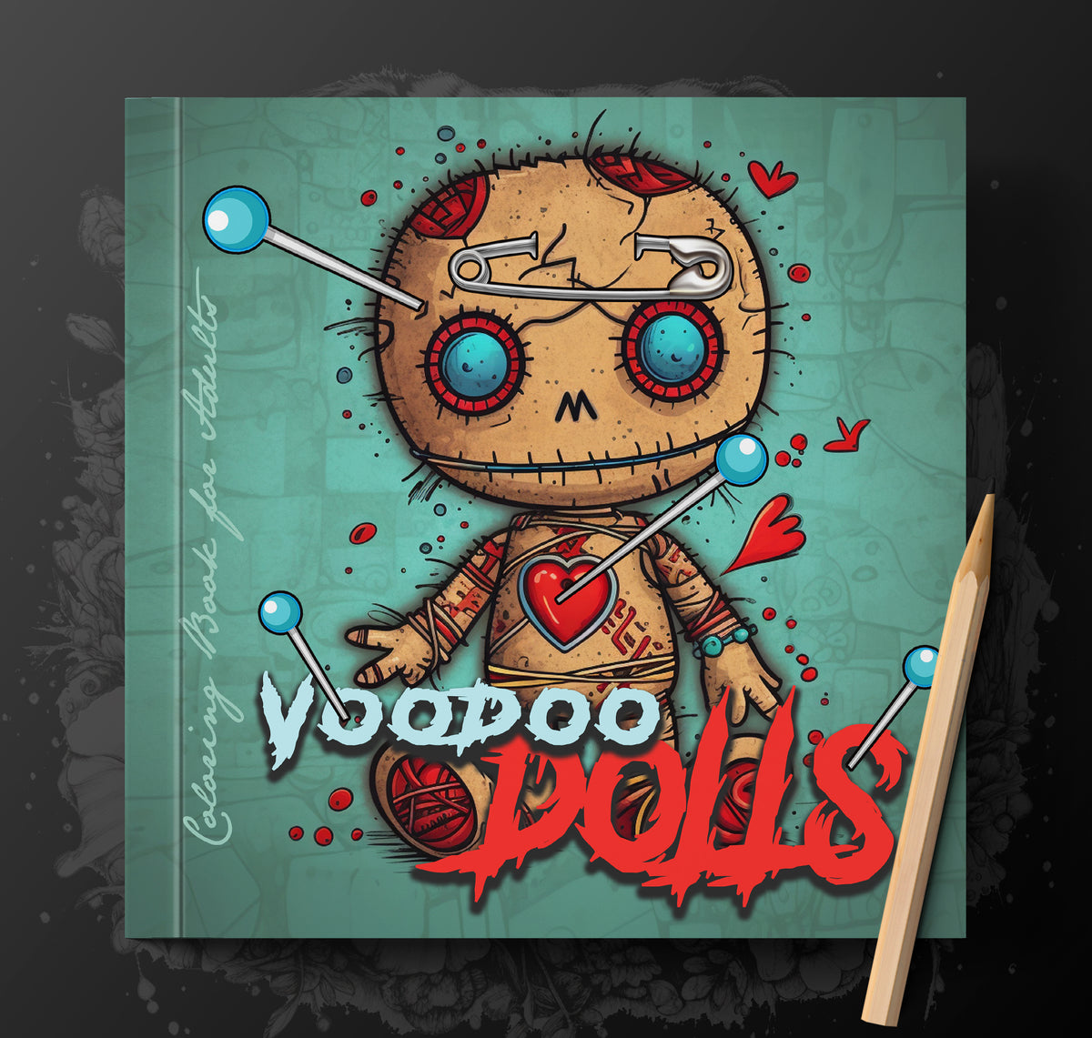 Cute Voodoo Doll Cartoon
