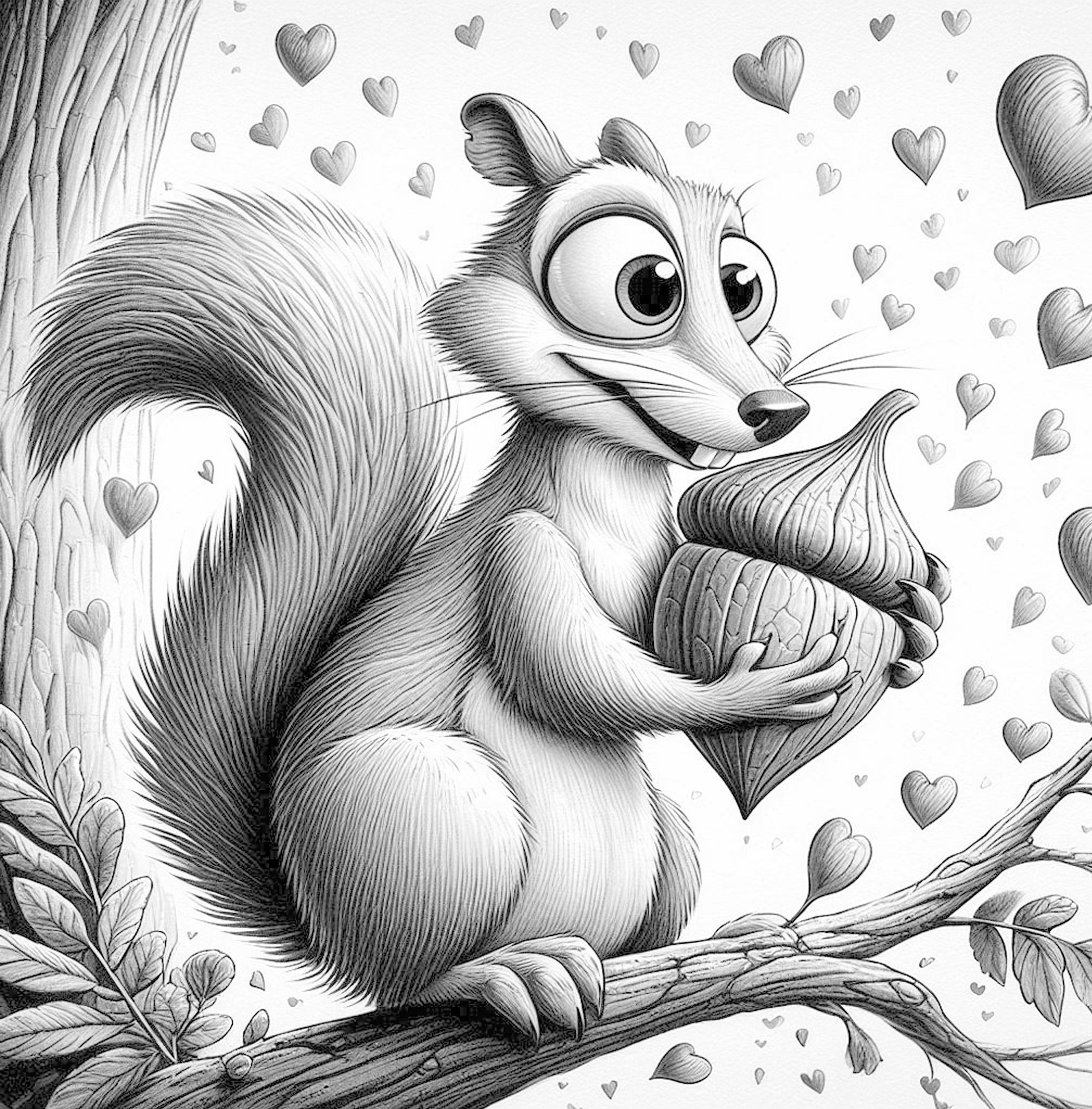 Autumn Squirrels Coloring Book 2 (Printbook) – Monsoon Publishing USA