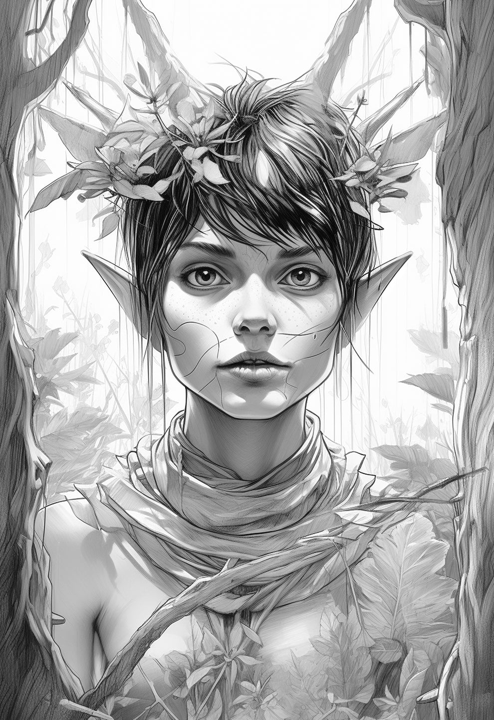 Pixies in the Woods Coloring Book (Digital) – Monsoon Publishing USA