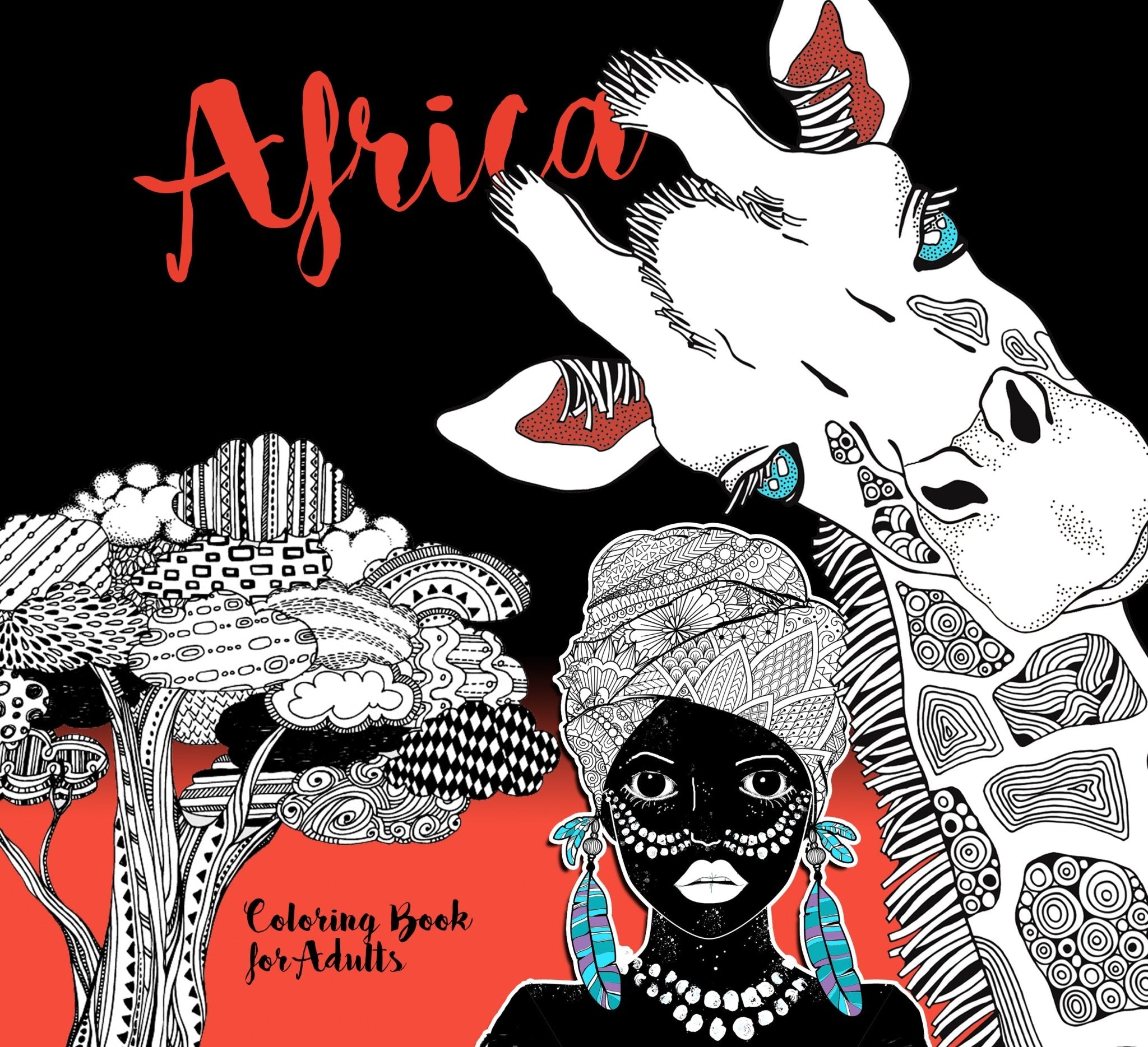 Africa Coloring Book Zentangle (Digital) – Monsoon Publishing USA