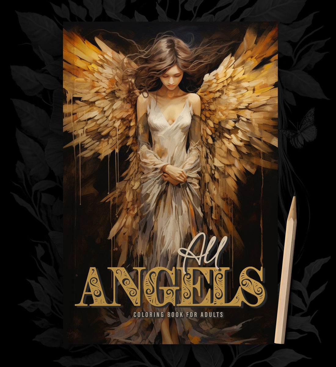 All Angels Coloring Book Grayscale (Printbook) – Monsoon Publishing USA