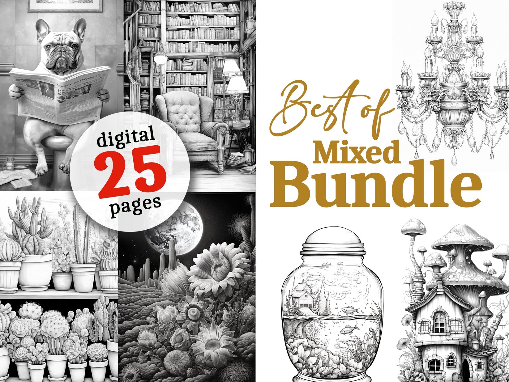 Best of Mixed Coloring Book (Digital) – Monsoon Publishing USA