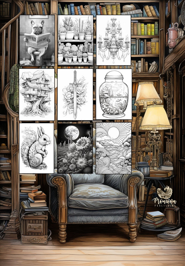 Best of Mixed Coloring Book (Digital) – Monsoon Publishing USA