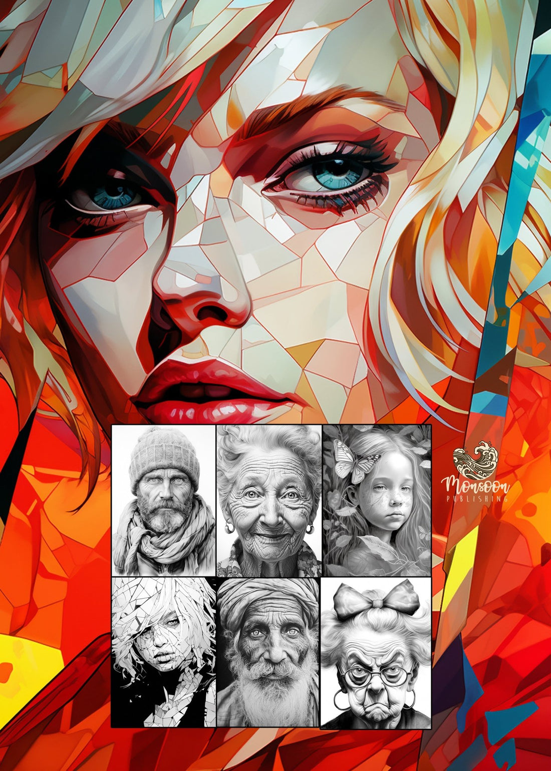 Best of Portraits Coloring Book (Printbook) – Monsoon Publishing USA