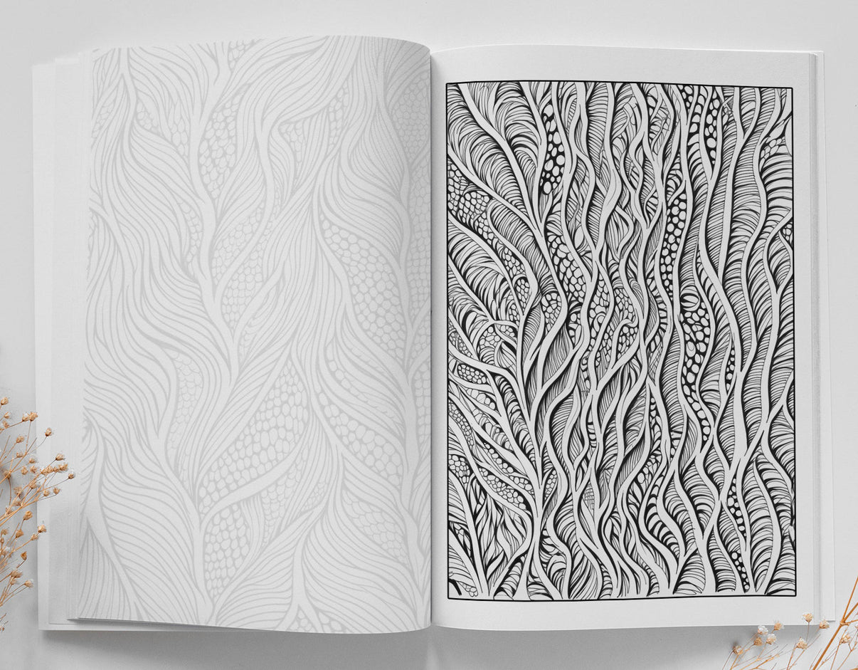 Calming Patterns Coloring Book (Printbook) – Monsoon Publishing USA