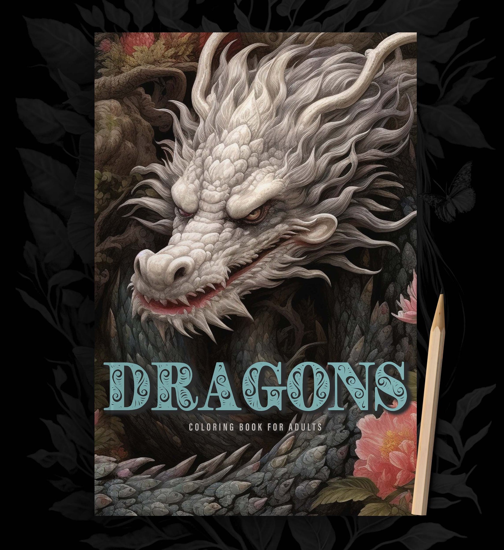 Dragons Coloring Book Grayscale (Printbook) – Monsoon Publishing USA