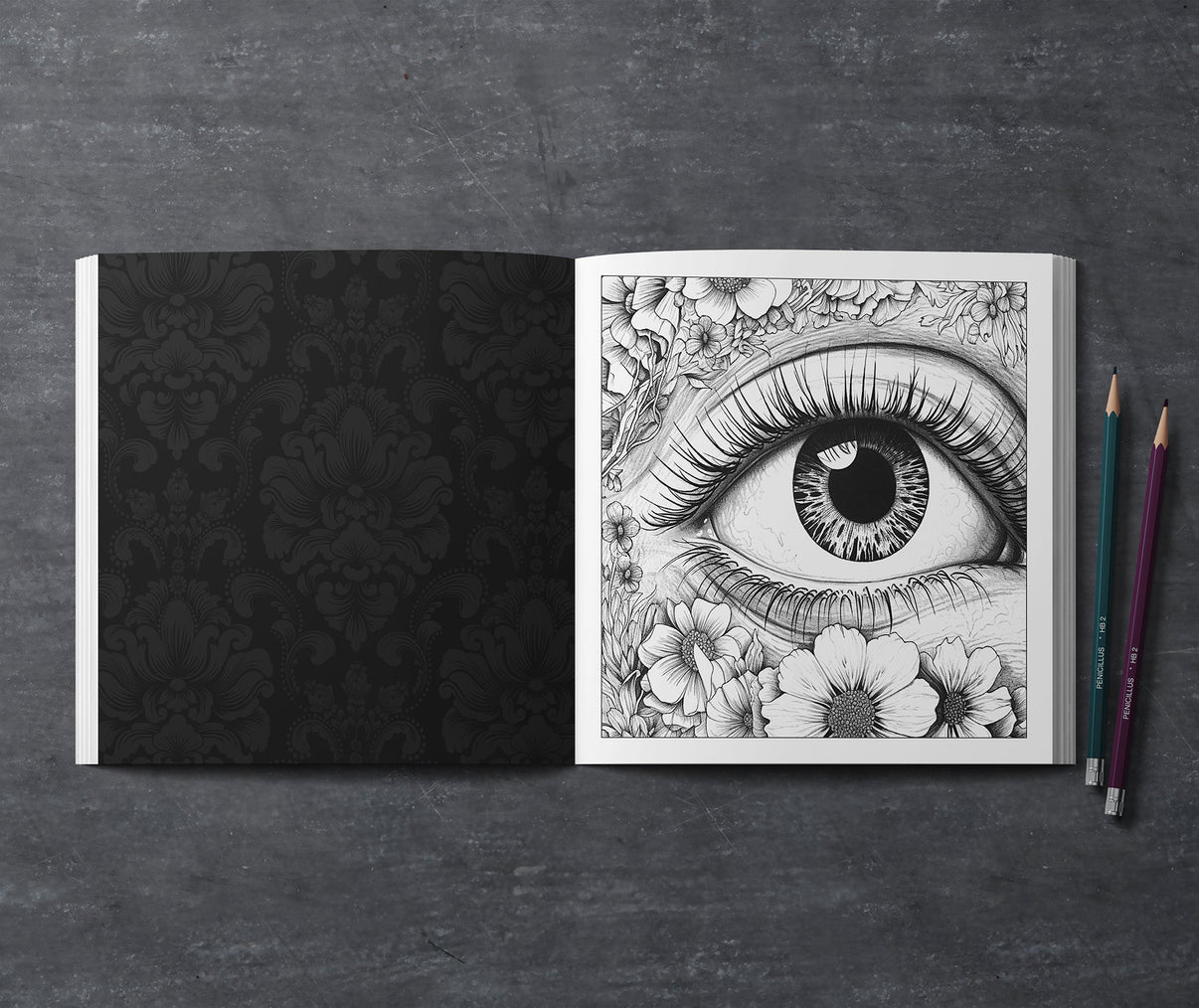 Eyes Coloring Book Grayscale (Digital) – Monsoon Publishing USA