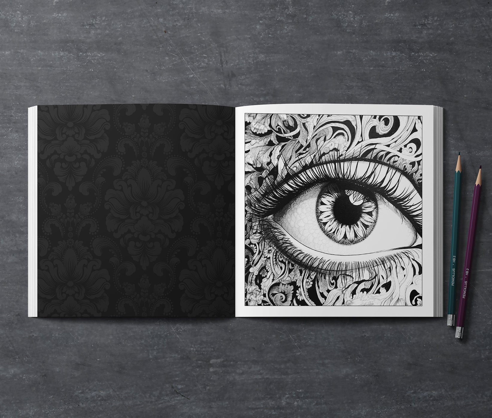Eyes Coloring Book Grayscale (Digital) – Monsoon Publishing USA