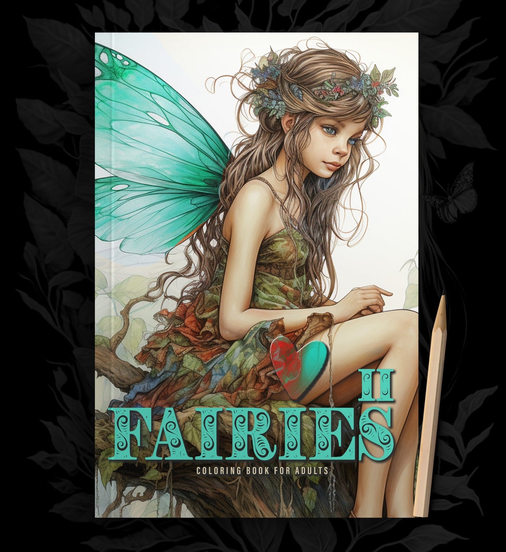 Fairies Coloring Book Grayscale 2 (Printbook) – Monsoon Publishing USA