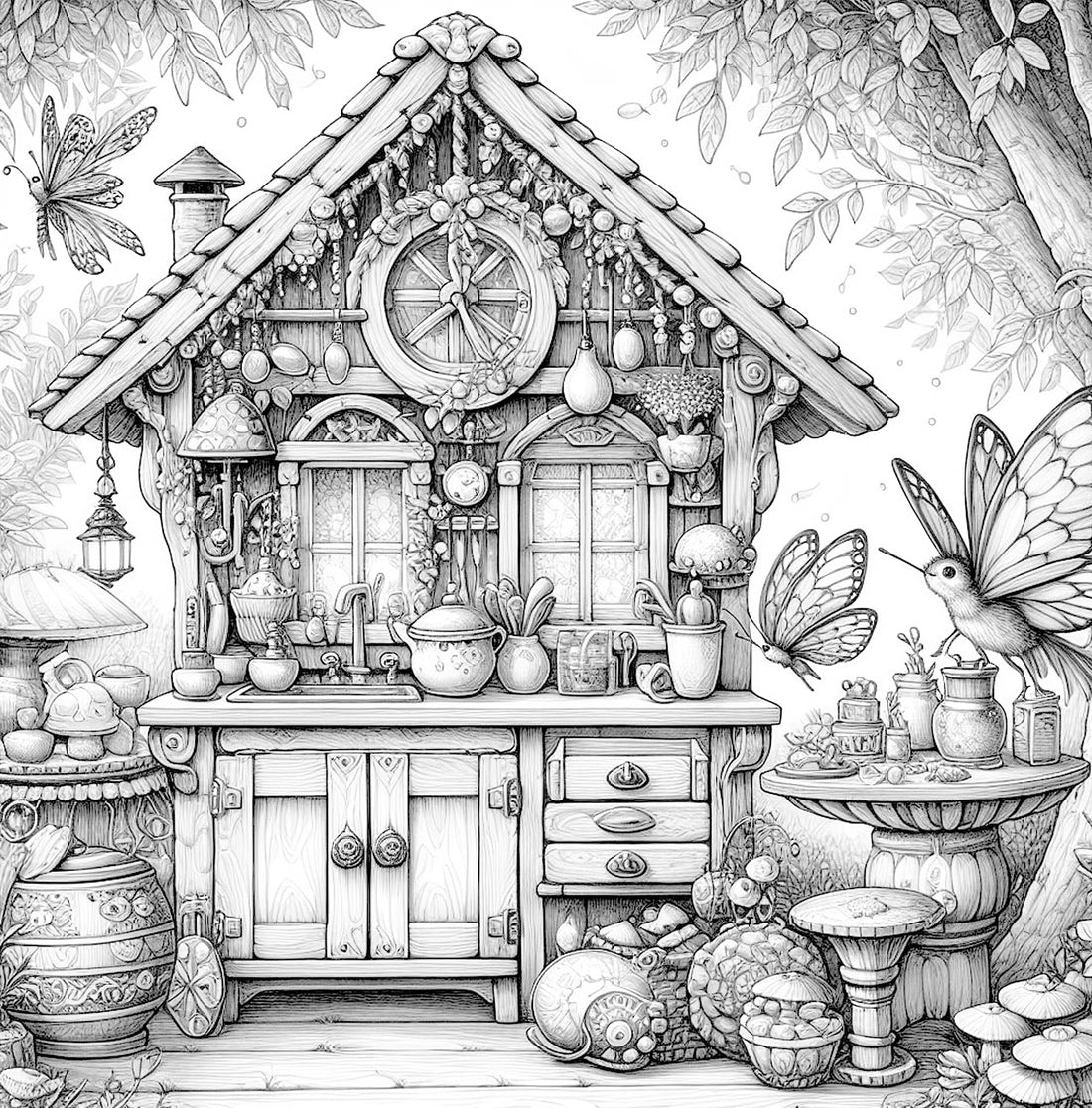 Fairy Kitchen Coloring Book (Printbook) – Monsoon Publishing USA