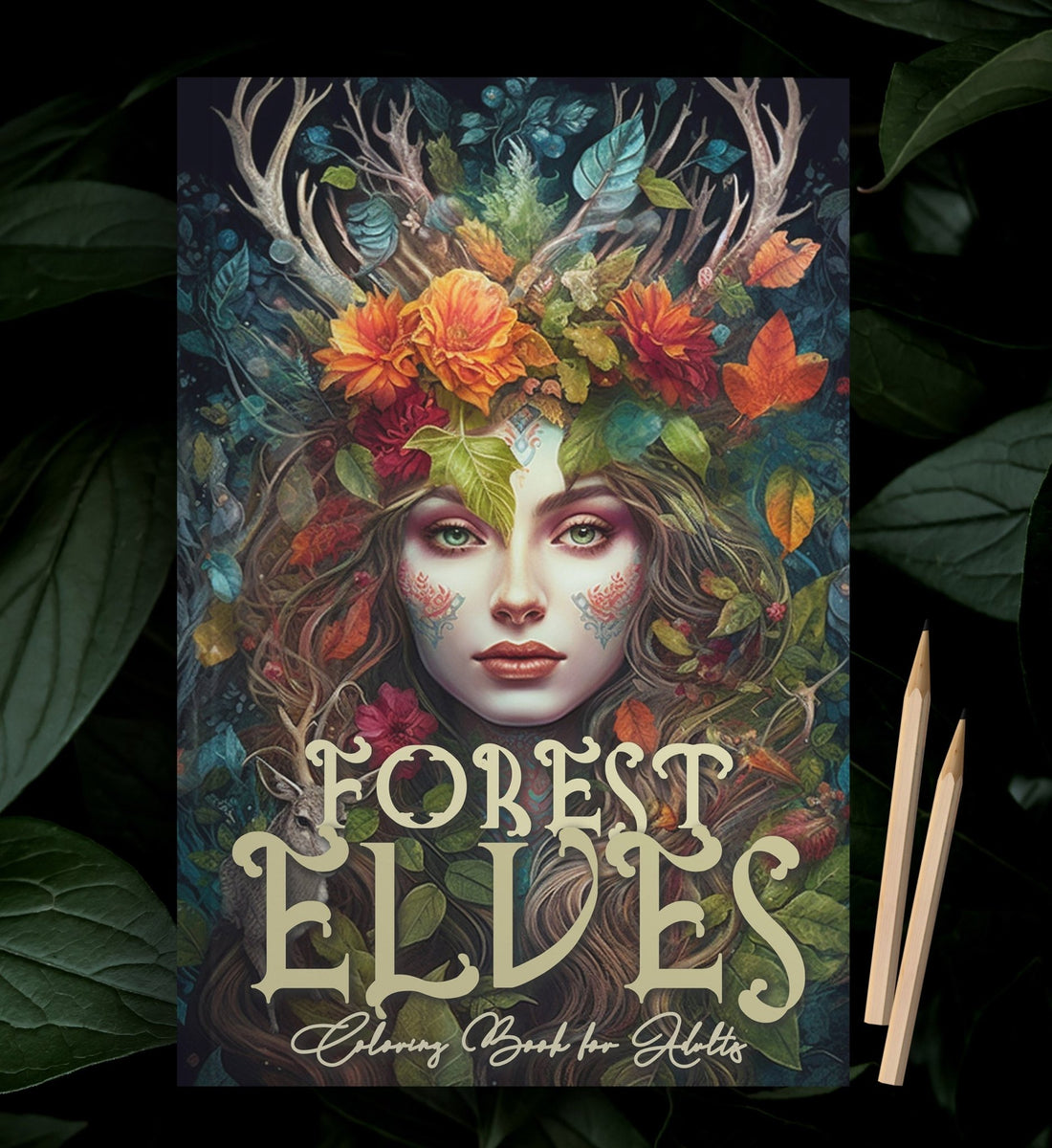 Forest Elves Coloring Book Grayscale (Printbook) – Monsoon Publishing USA