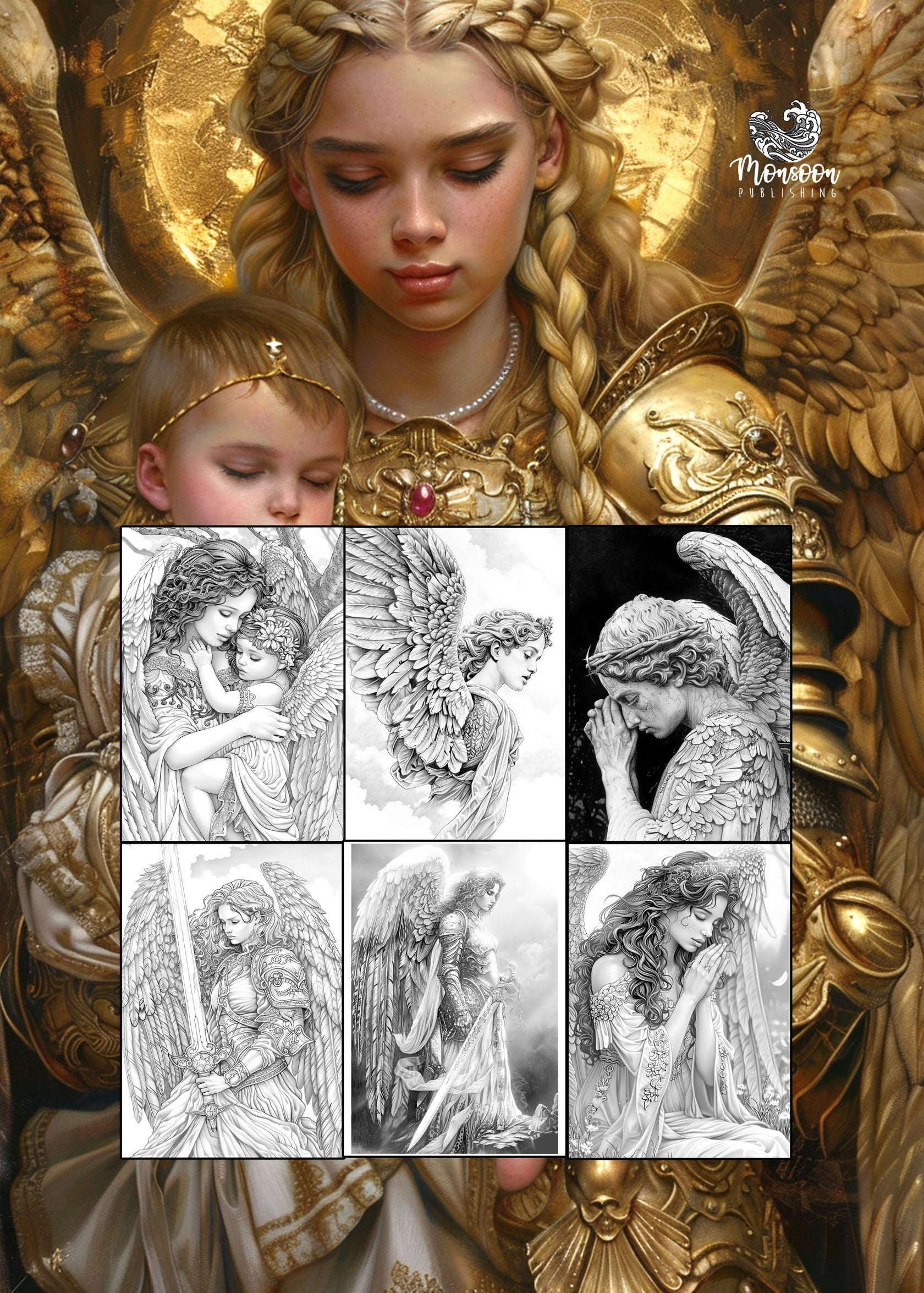 Guardian Angels 2 Coloring Book (Digital) – Monsoon Publishing USA