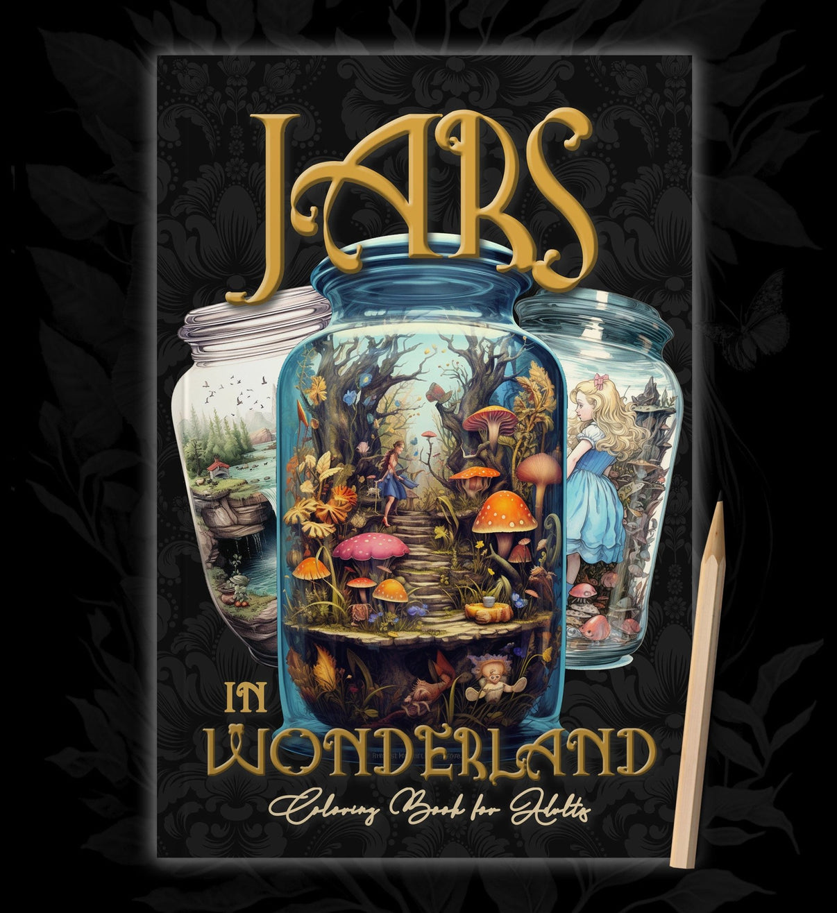 Jars in Wonderland Coloring Book (Printbook) – Monsoon Publishing USA