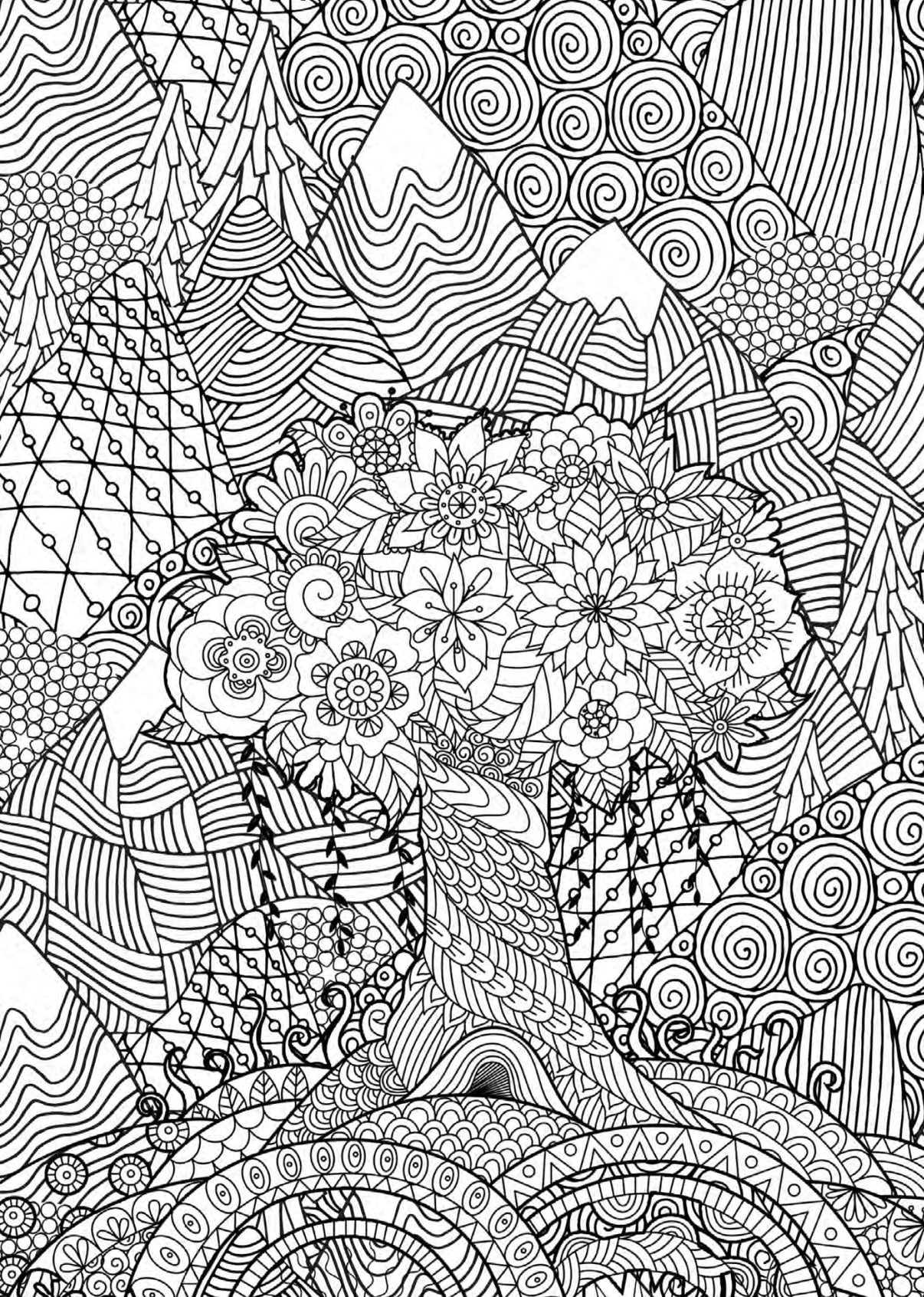 Landscapes Coloring Book Zentangle (Printbook) – Monsoon Publishing USA