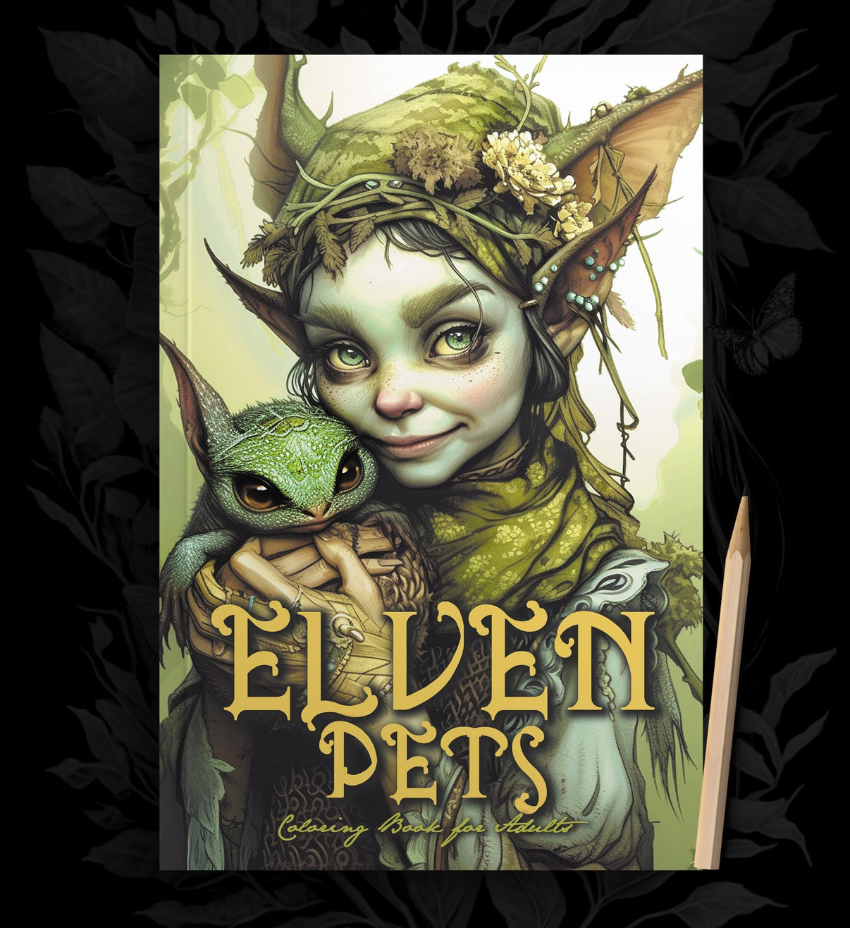 Elven Pets Coloring Book Grayscale (Printbook) – Monsoon Publishing USA