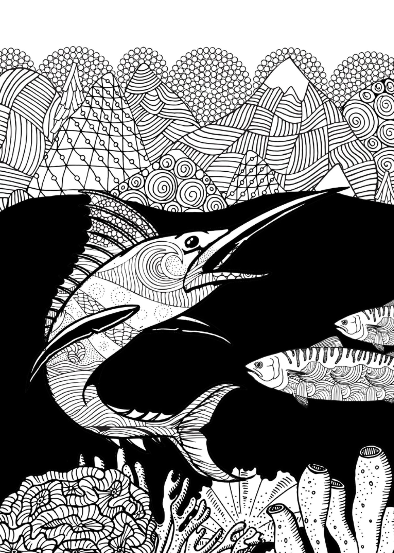 Seascapes Coloring Book Zentangle (Digital) – Monsoon Publishing USA