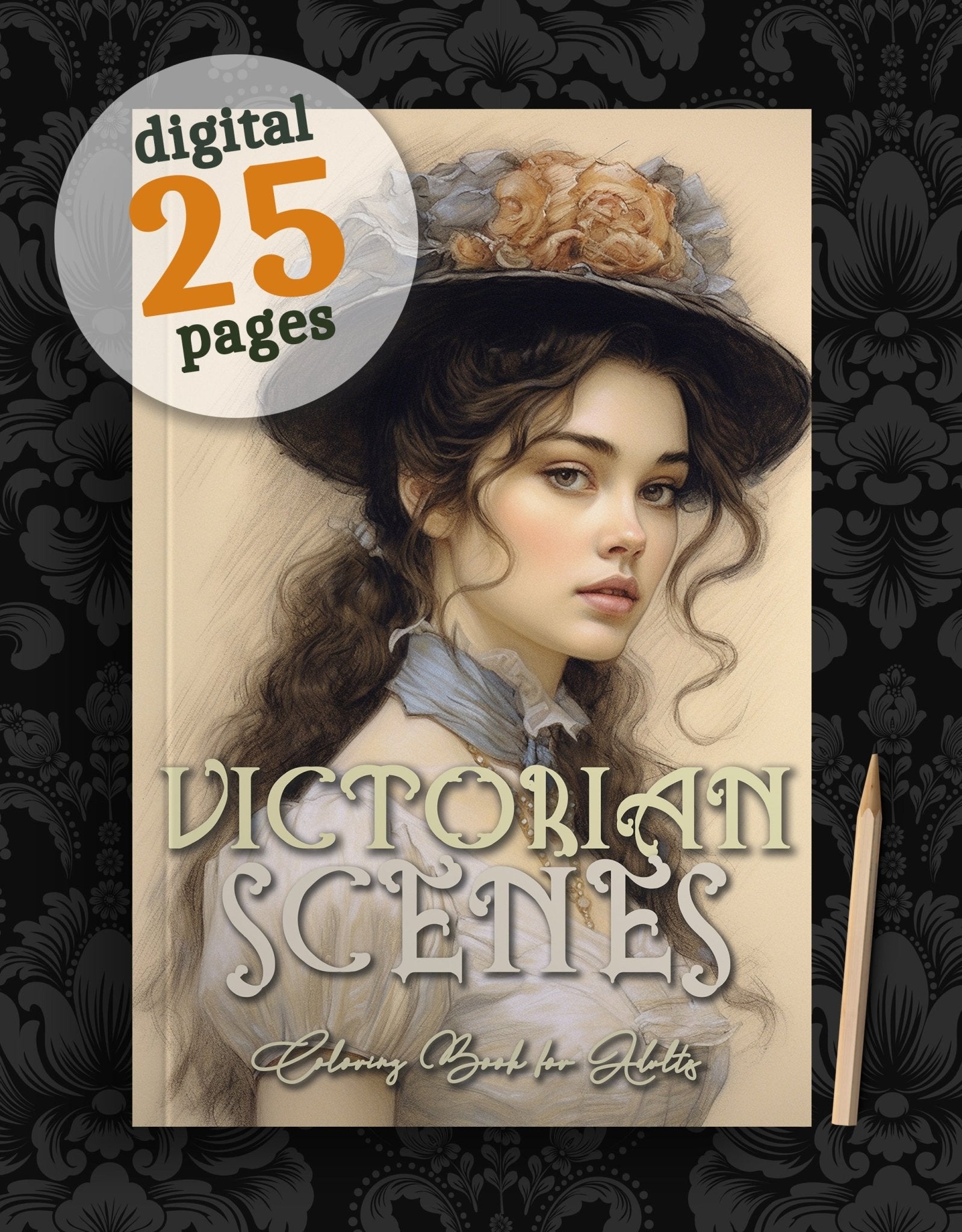 Victorian Scenes Coloring Book (Digital) – Monsoon Publishing USA