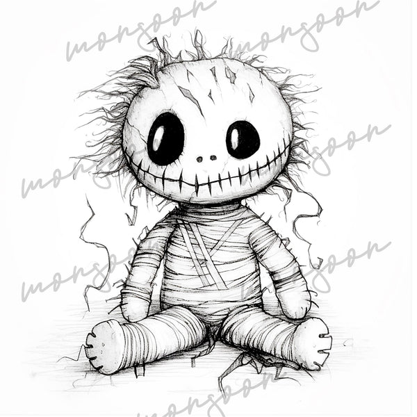 Voodoo Dolls Coloring Book (Digital) – Monsoon Publishing USA