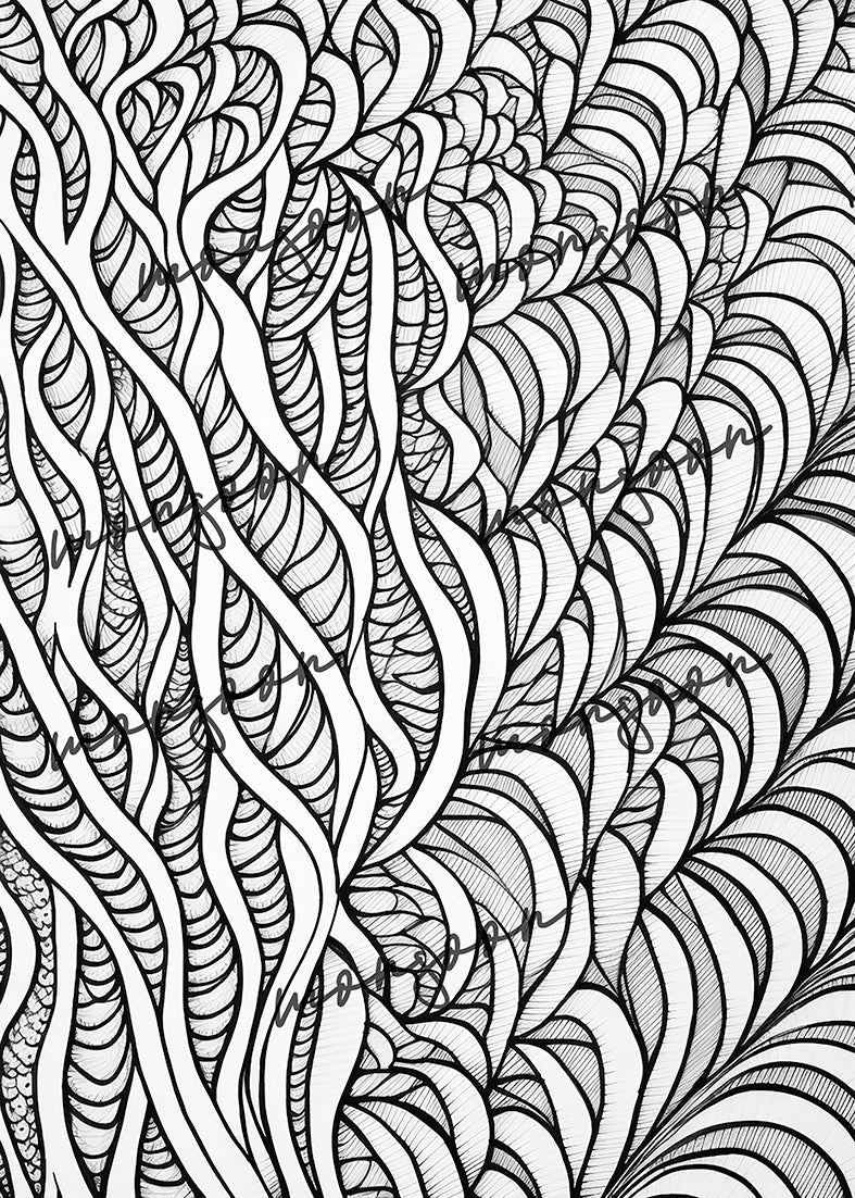 Zentangle Patterns Coloring Book (Digital) – Monsoon Publishing USA