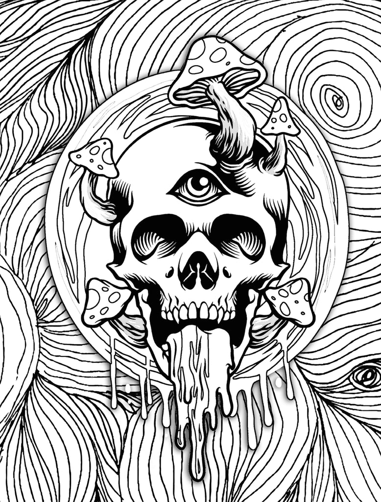 Stoner Coloring Page