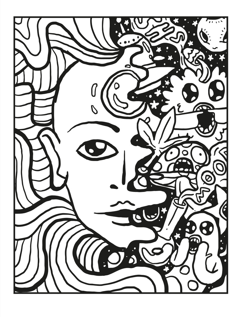 Stoner Coloring Page