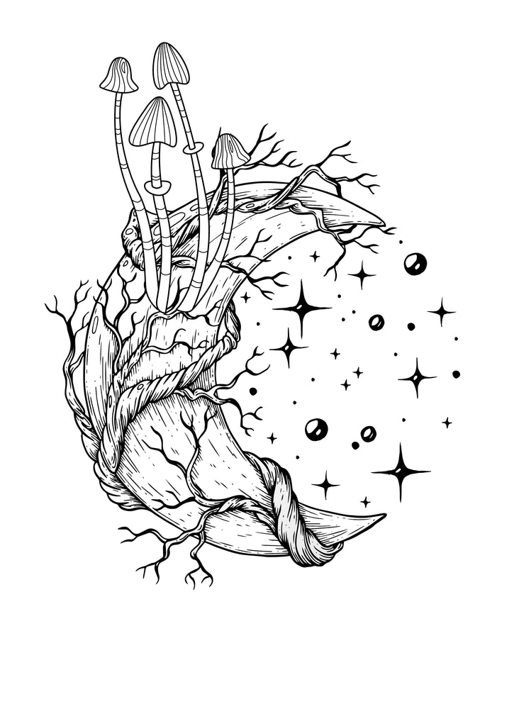 Mushroom Coloring Pages